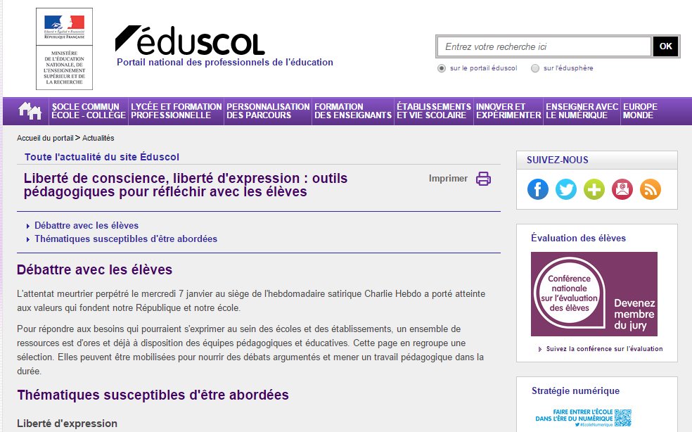 Liberté d'expression, liberté de conscience : quelques outils pour ...