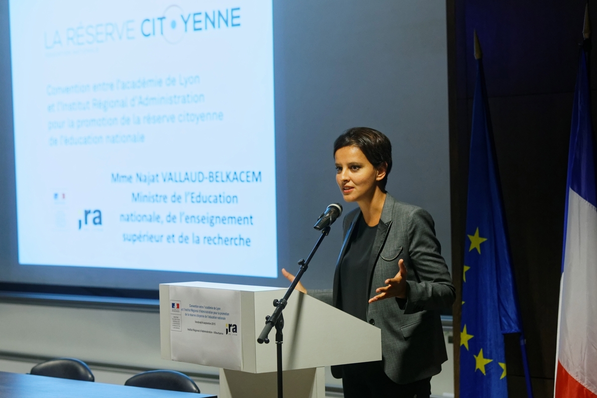 « Réserve citoyenne » : une convention avec l’IRA de Lyon - Najat ...